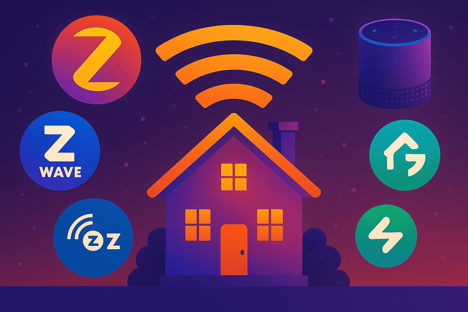 Smart Home Protocols Explained (2025): Zigbee, Z-Wave, Thread & Matter